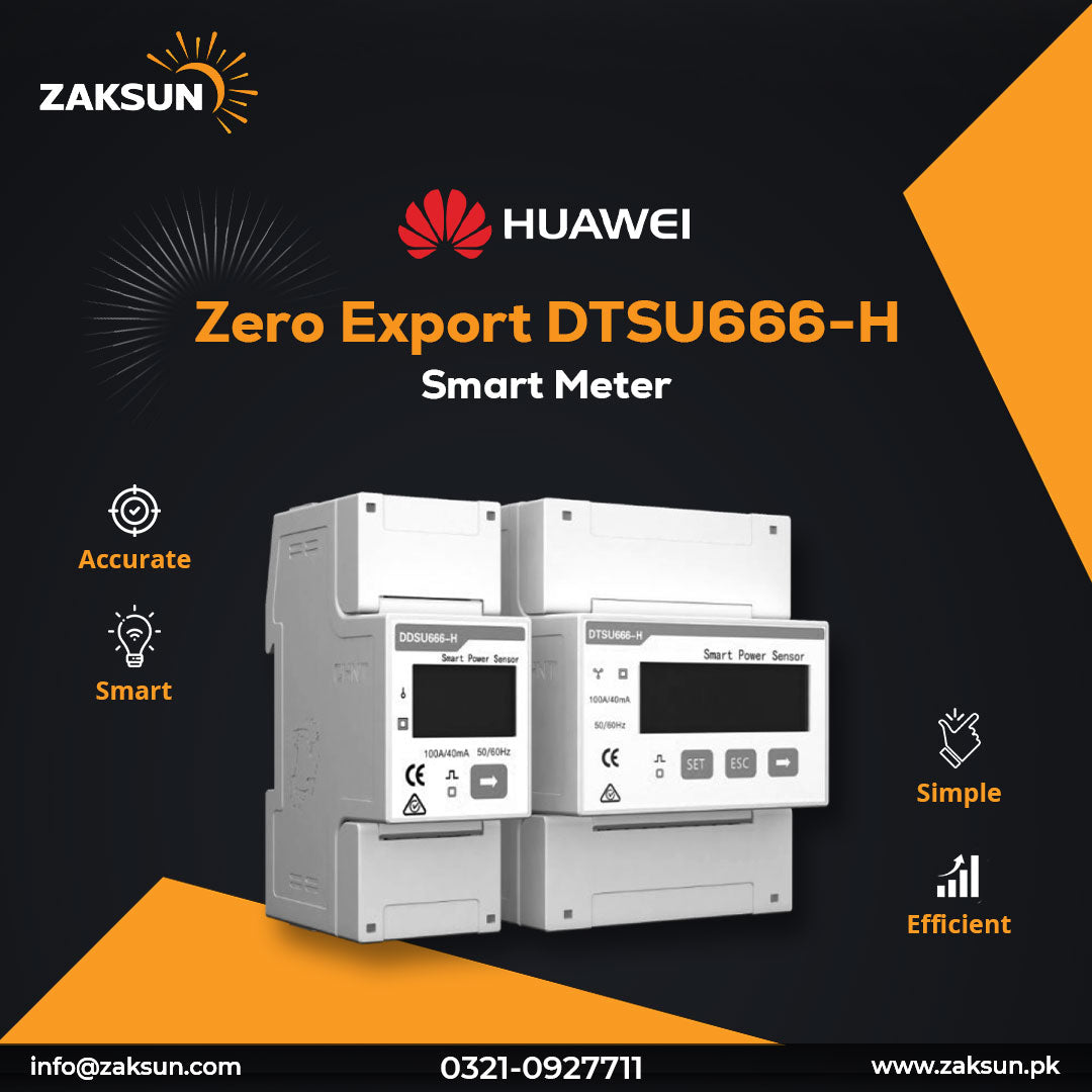 Huawei Zero Export DTS Smart meter | ZAKSUN