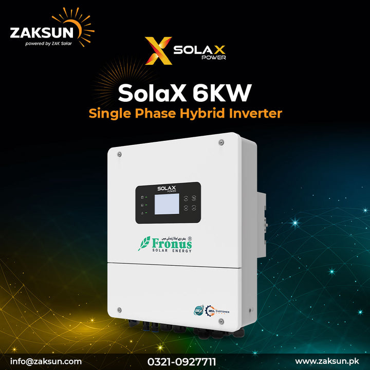 Solax Solar Inverter Price in Pakistan [ Latest ] - ZAKSUN
