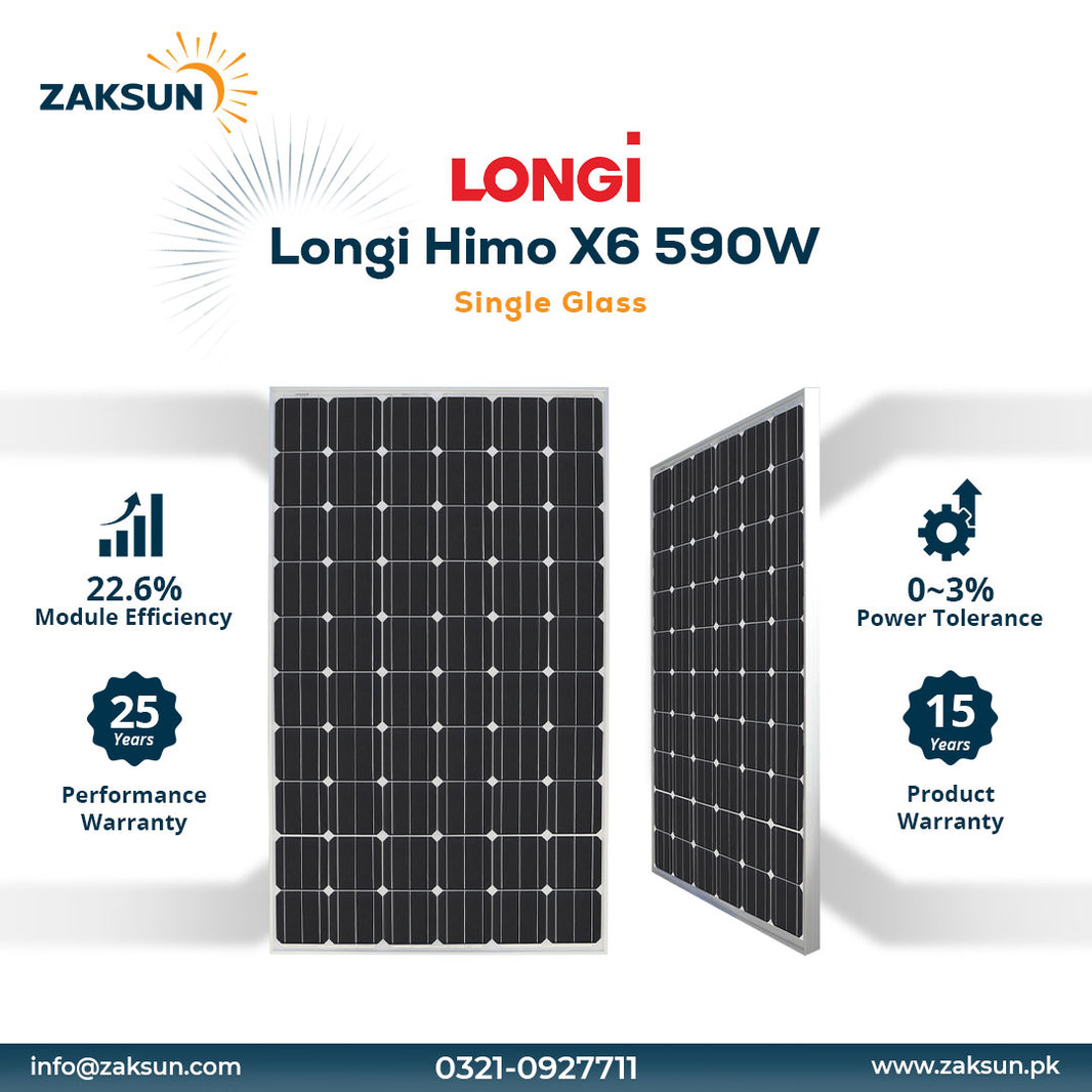 Longi Himo 7 - Himo 6 Price in Pakistan | 570-585W Solar Panel – ZAKSUN