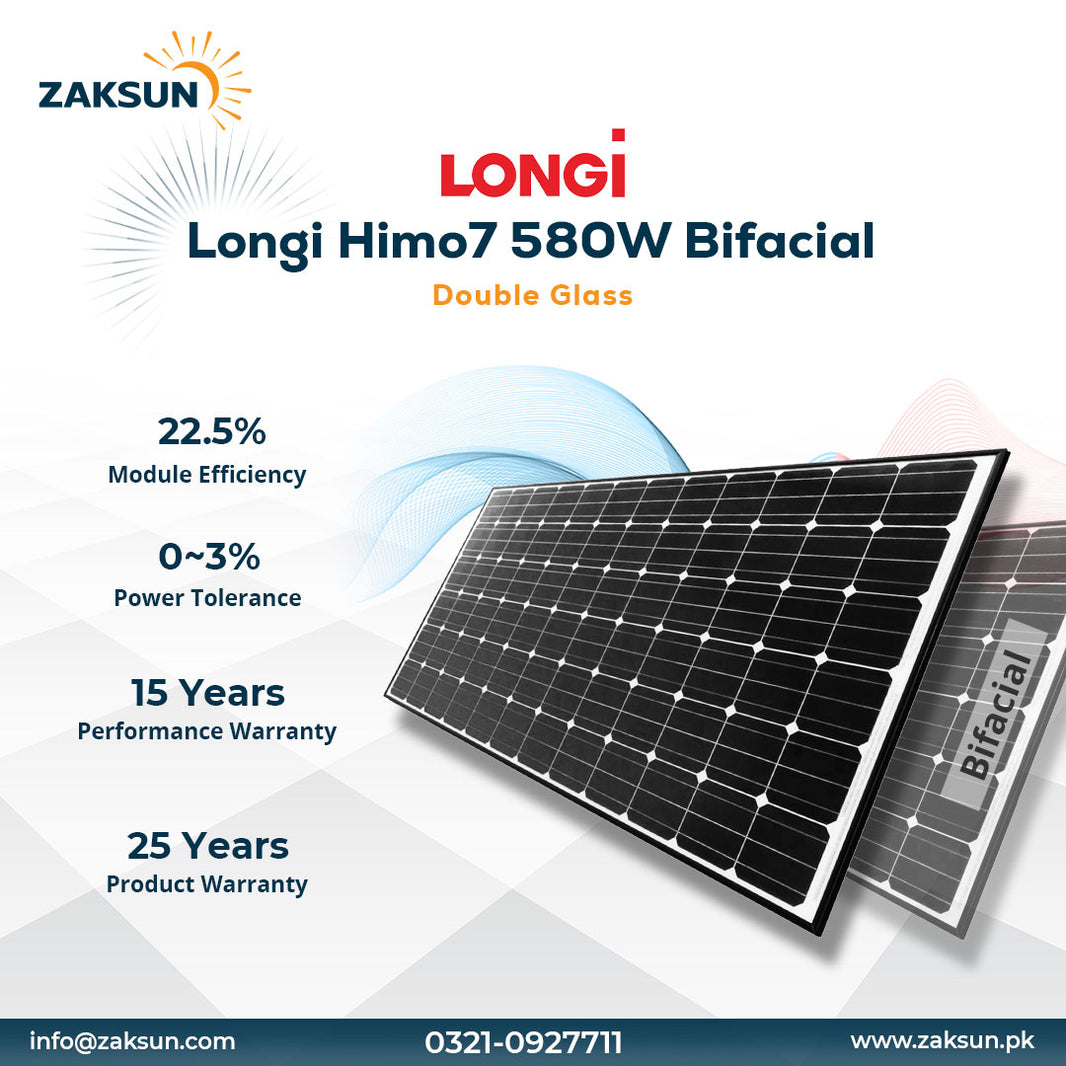 Longi Himo 7 - Himo 6 Price in Pakistan | 570-585W Solar Panel – ZAKSUN