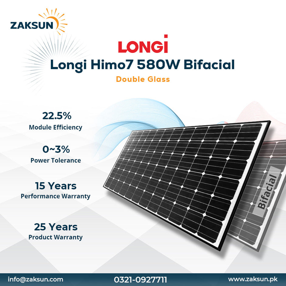 Longi Himo 7 - Himo 6 Price in Pakistan | 570-585W Solar Panel – ZAKSUN